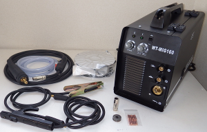 半自動溶接機WT－MIG160 自動車板金溶接セット | ノンガス兼用の高性能半自動溶接機